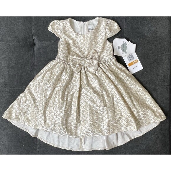 Rare Editions | Dresses | Nwts Rare Editions Girls 3t Gold Special ...